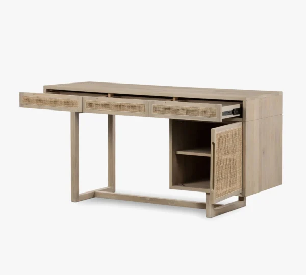 Delilah Cane Desk - Roco Interiors