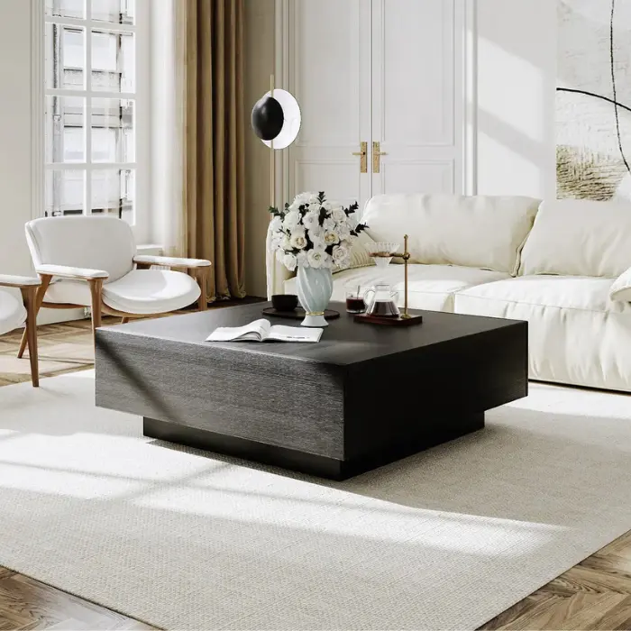 Vista Veneer Coffee Table–Stylish Storage for Modern Living